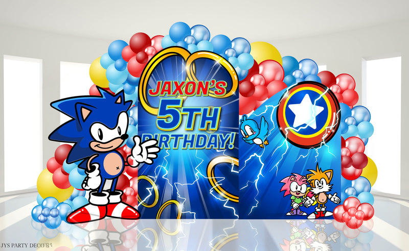 Sonic the Hedgehog Backdrop – JYS Party Decor
